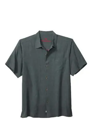 Tommy Bahama King Of The Jungle Silk Camp Shirt - Wire Rim