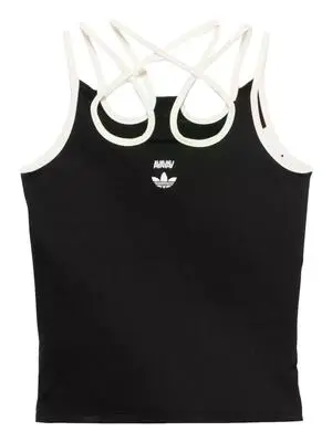 Adidas X Avavav Logo-embroidered Tank Top - Black