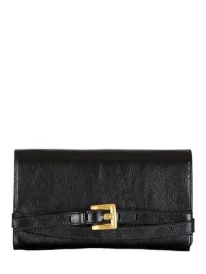Balmain Anthem Clutch Bag - Black