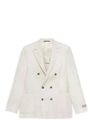 Canali Double-breasted Blazer - Neutrals