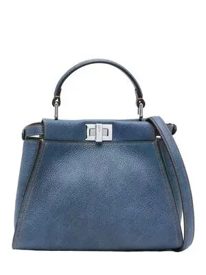 Fendi Mini Peekaboo Tote Bag - Blue
