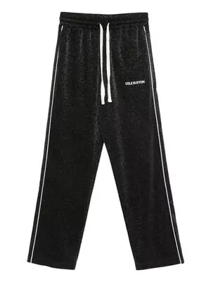 COLE BUXTON Drawstring Trousers - Black
