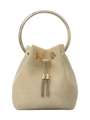 JIMMY CHOO Bon Bon Mesh Handbag - Gold