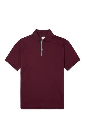 Paul Smith Cotton-piqué Polo Shirt - Burgundy