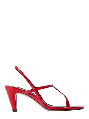 NEOUS Arneb Leather Slingback Sandals - Red