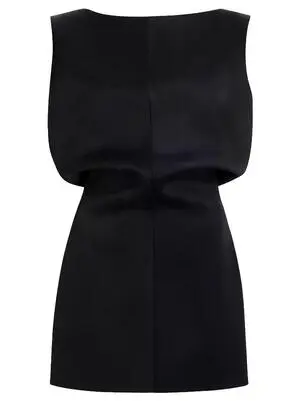 Khaite Toma Mini Dress - Black