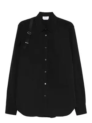 Alexander McQueen Poplin Shirt - Black