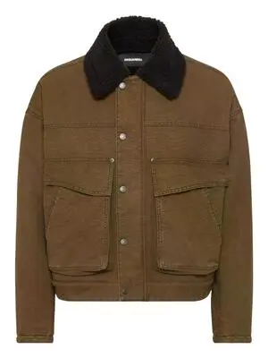 Dsquared2 Logo-embroidered Jacket - Brown