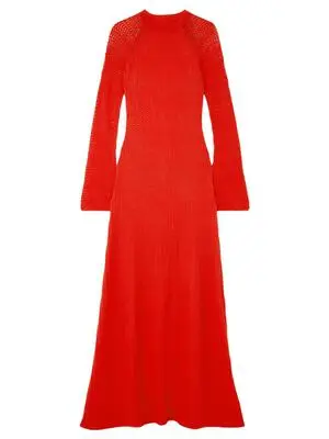 Escvdo Cumbre Open-back Maxi Dress - Red