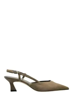 STUART WEITZMAN 50mm Vinnie Slingback Pumps - Brown