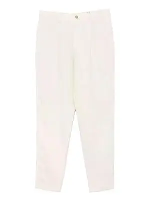Canali Linen Trousers Neutrals