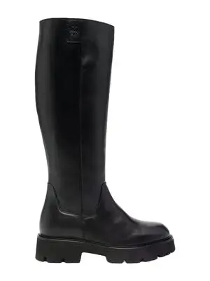 Marc O'polo Leather Knee High Boots - Black