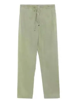 Canali Drawstring-waistband Trousers - Green
