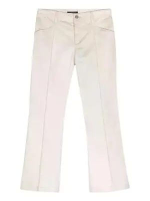 Barbara Bui Cropped Flared Trousers - Neutrals