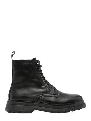 Marc O'polo Leather Biker Boots - Black