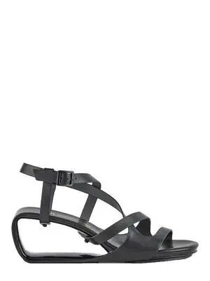 United Nude Mobius Sia Mid Strappy Sandals - Black