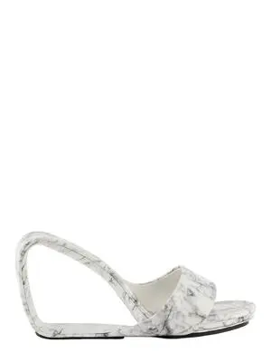 United Nude Mobius Hi Sandals - White Marble