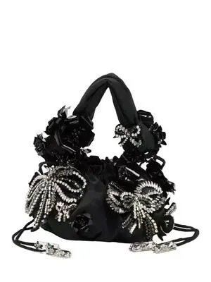 Biyan Embellished Tote Bag - Black