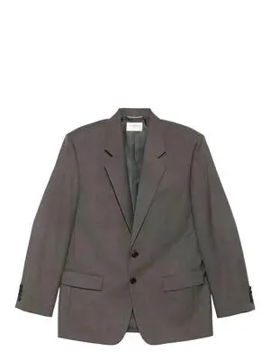 Saint Laurent Wool Blazer - Brown
