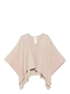 Max Mara Asymmetric-hem Poncho - Neutrals