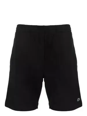 Lacoste Logo-patch Track Shorts - Black