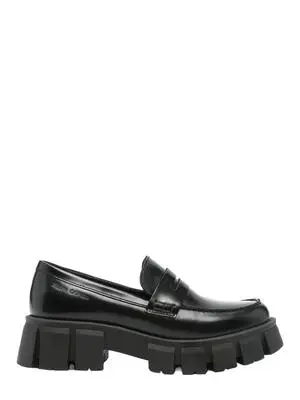 Marc O'polo 50mm Lisbet Leather Loafers - Black