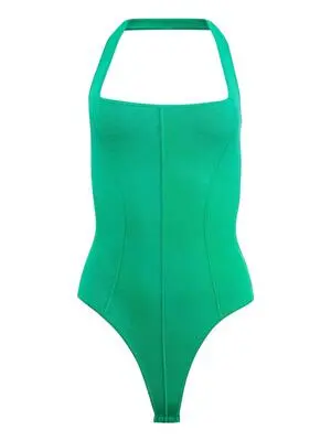 FLEUR DU MAL Sofia Bodysuit Green