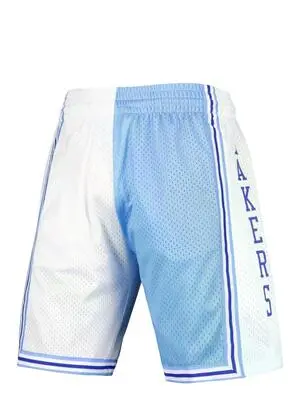 Mitchell & Ness Nba La Lakers 1996 Split Swingman Shorts - Blue