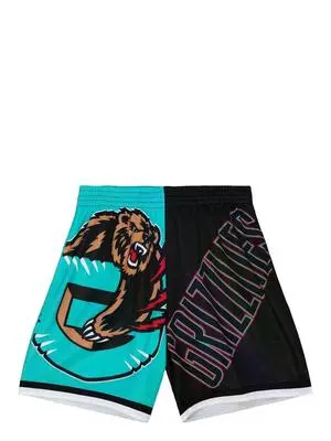 Mitchell & Ness Vancouver Grizzlies Big Face 5.0 Shorts - Blue