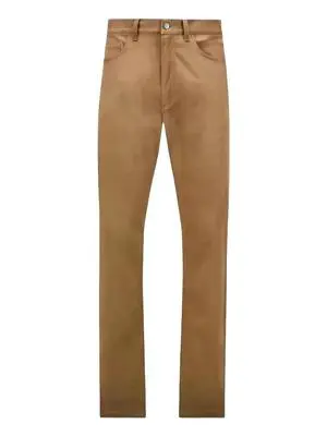 Moncler Cotton Trousers - Brown