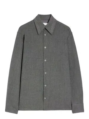 JIL SANDER Wool Shirt - Grey
