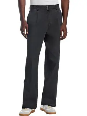 Helmut Lang Relaxed Fit Cargo Zoot Pants - Black