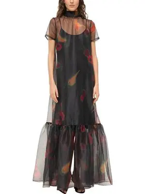Staud Calluna Organza Gown - Farmers Market Black