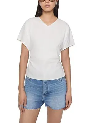 Rebecca Minkoff Elsie Cotton Top White