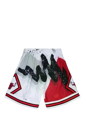 Mitchell & Ness Nba Chicago Bulls 1997 Hyper Hoops Swingman Shorts - White