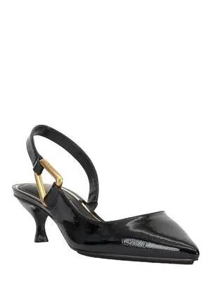Vince Camuto Inari Pointed Toe Slingback Pumps - Black