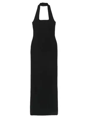 Solace London Ilona Square-neck Dress - Black