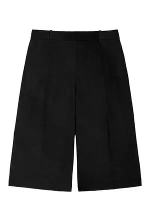 JIL SANDER Wool Shorts - Black