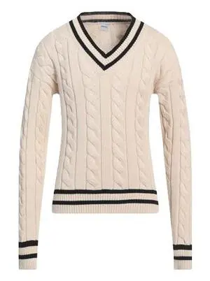 Aspesi Knitted Cotton Sweater Beige