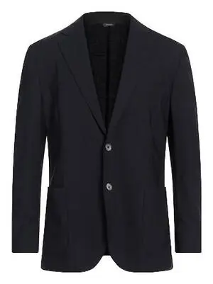 TOMBOLINI Blazer Size Virgin Wool, Elastane - Blue