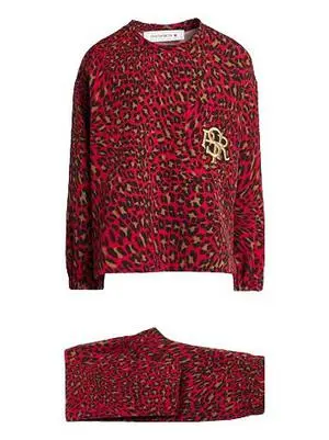 SHIRTAPORTER Leopard-print Jersey Co-ord Set - Red