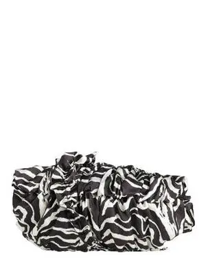 ESTHÉ Zebra Print Hobo Bag - Black