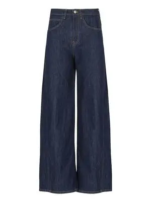 DONDUP Denim Palazzo Trousers - Blue