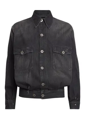 MAISON MARGIELA Denim Trucker Jacket - Black