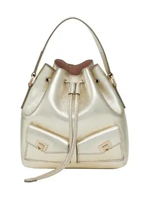 FERRAGAMO Multipocket Bucket Bag - Beige