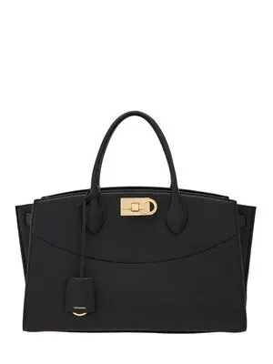 FERRAGAMO Studio Soft Bag - Black