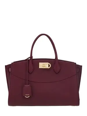 FERRAGAMO Ferragamo Studio Soft Bag Violet