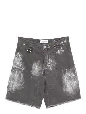 Études Studio Loose Denim Shorts - Grey