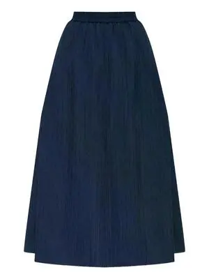 SAMSOE SAMSOE Satina Pleated Skirt - Blue