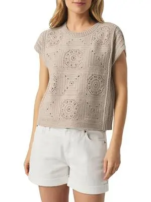Splendid Anderson Open Stitch Sweater - Fawn